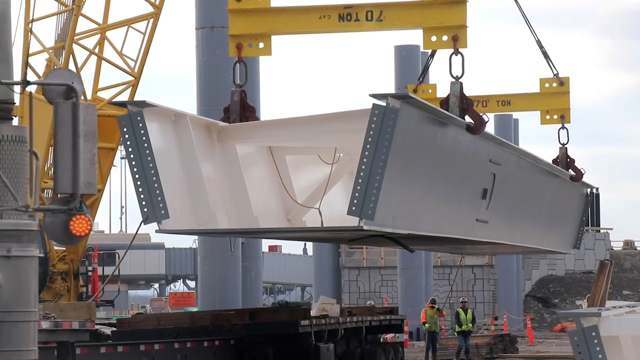 Bridge for New Terminal Will Need Tons of Support | PIT Transformed