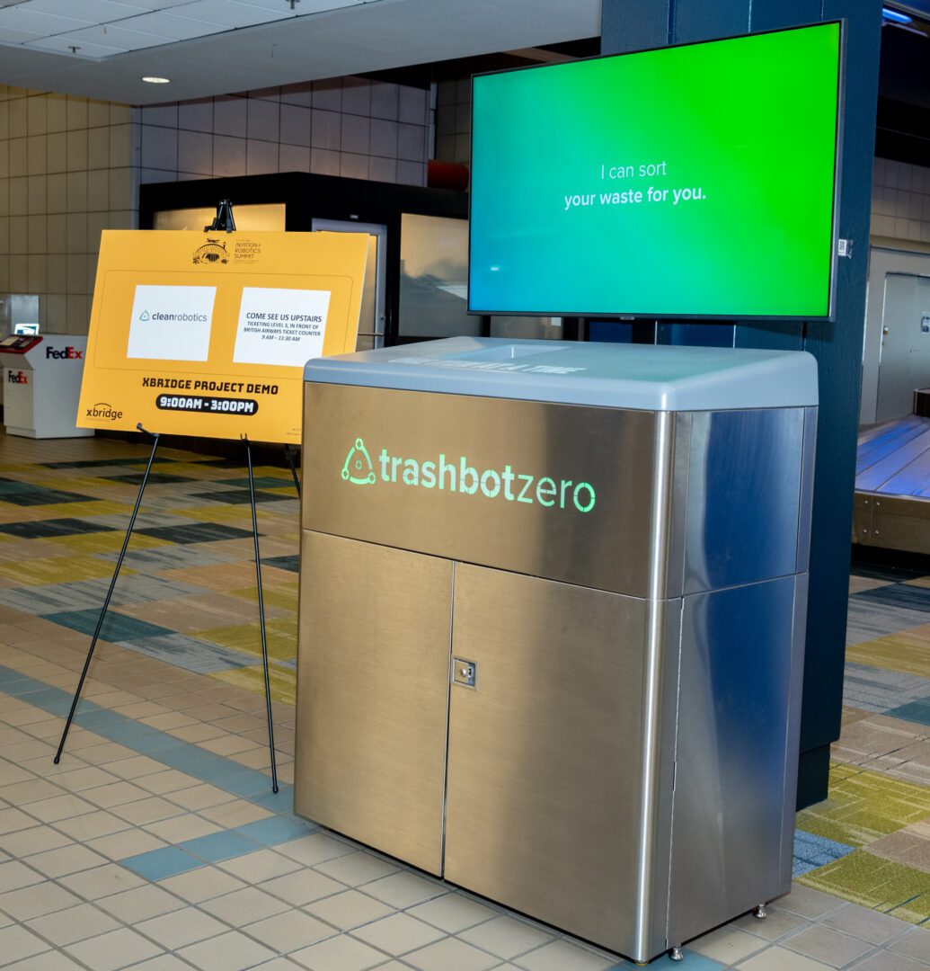 Airport Adds TrashBot to Sustainability Efforts - Blue Sky News